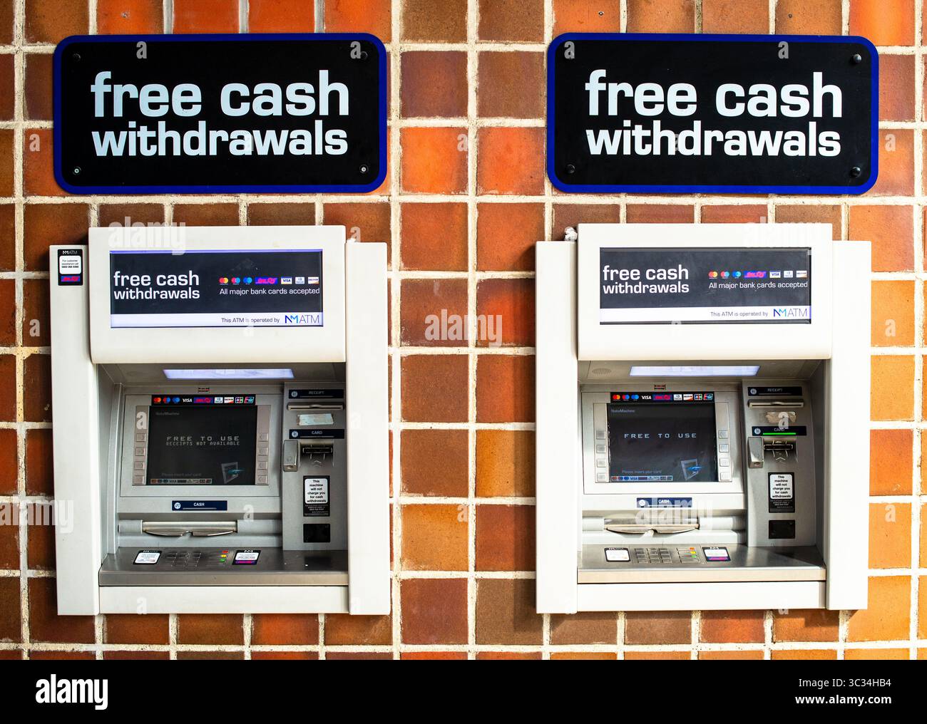 No fee atm hi-res stock photography and images - Alamy