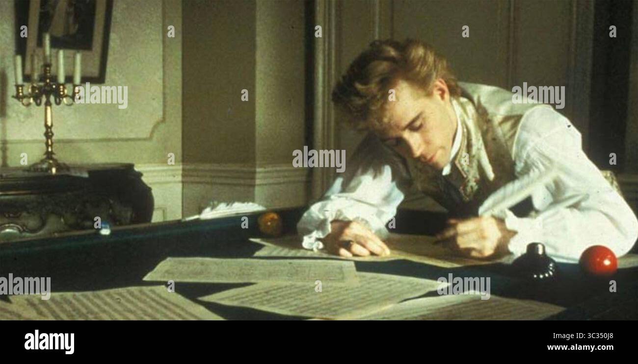 AMADEUS 1984 Orion Pictures film with Tom Hulce as Wolfgang Amadeus ...