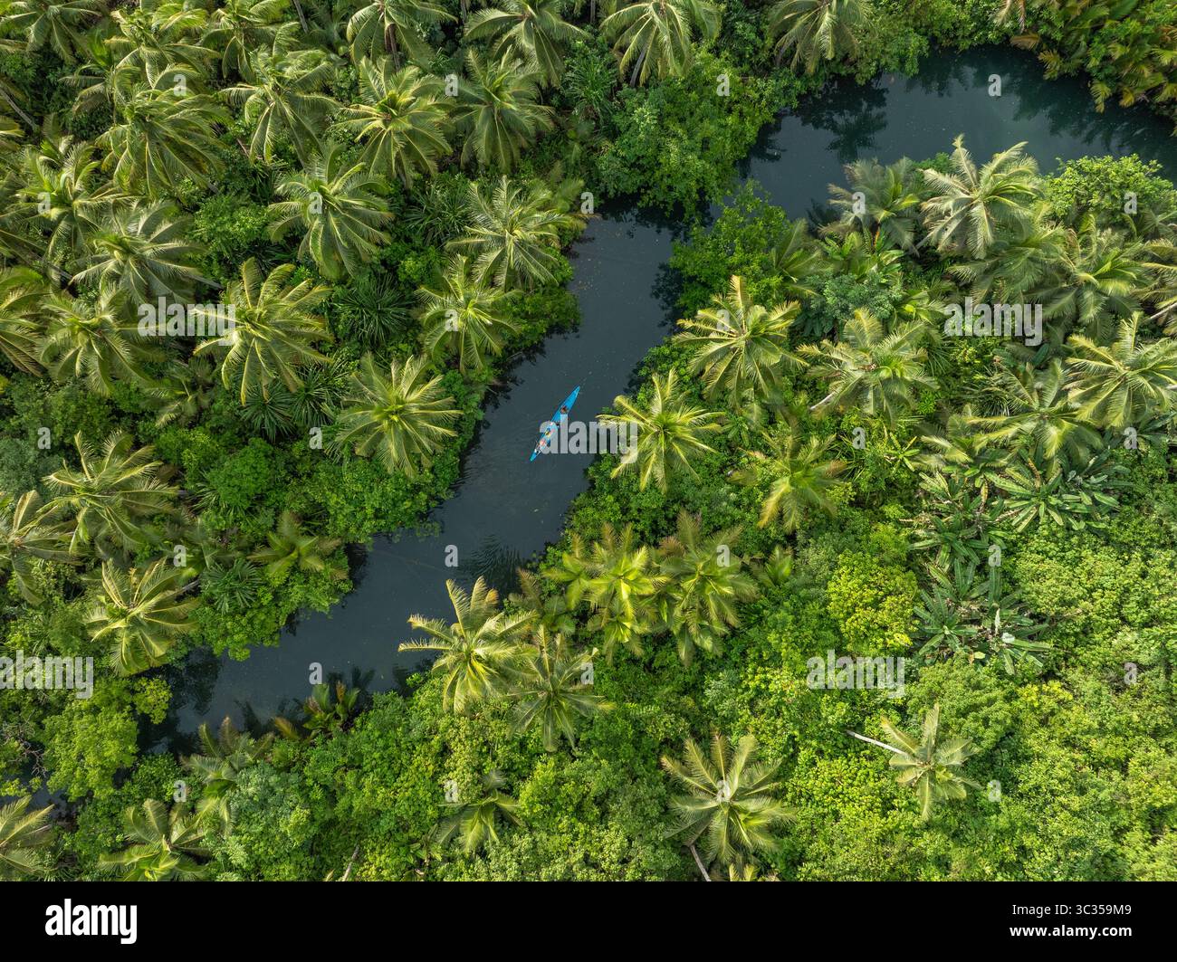 Aerial view canoe gliding hi-res stock photography and images - Alamy