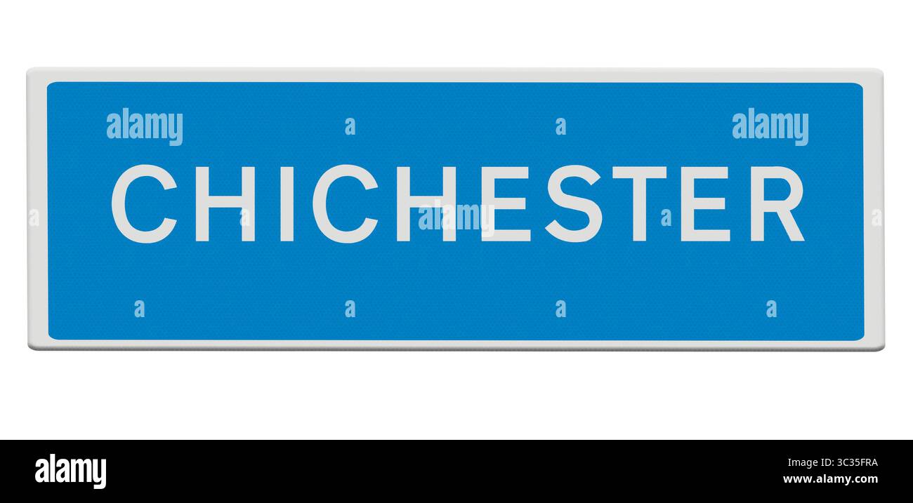 Road sign for Chichester Stock Photo - Alamy