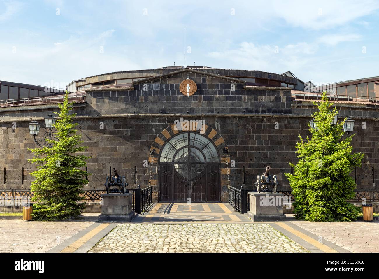 The 19th-century Sev Berd, or Black Fortress, is a circular Russian ...