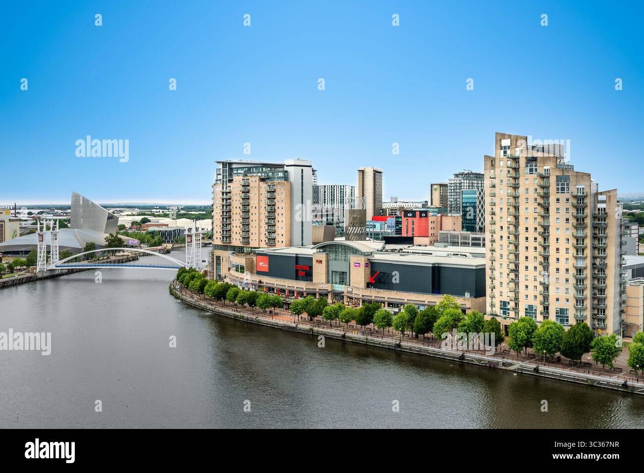 Salford Quays, Manchester – Modern Waterfront Skyline with Residential ...