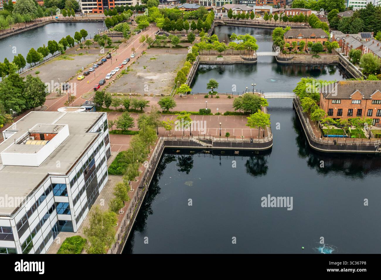 Salford Quays, Manchester – Modern Waterfront Skyline with Residential ...