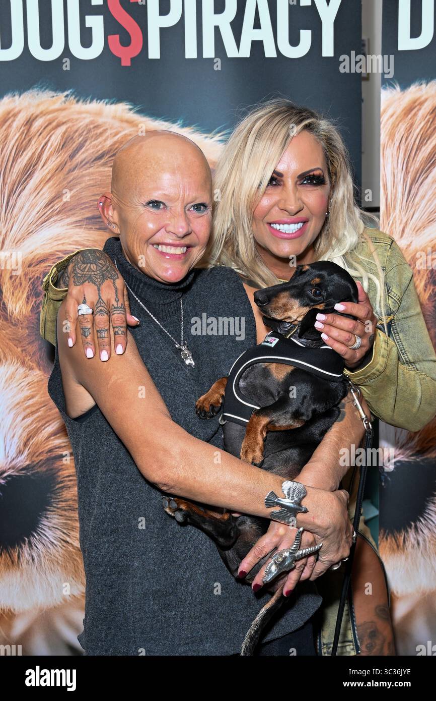 LUCREZIA MILLARINI AT THE UK PREMIERE OF DOGSPIRACY Stock Photo - Alamy