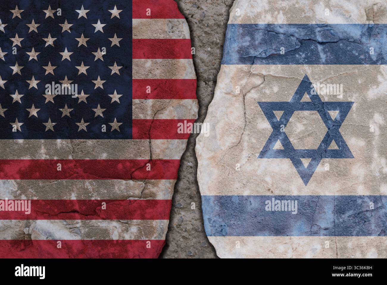 Split between friendly countries hi-res stock photography and images ...