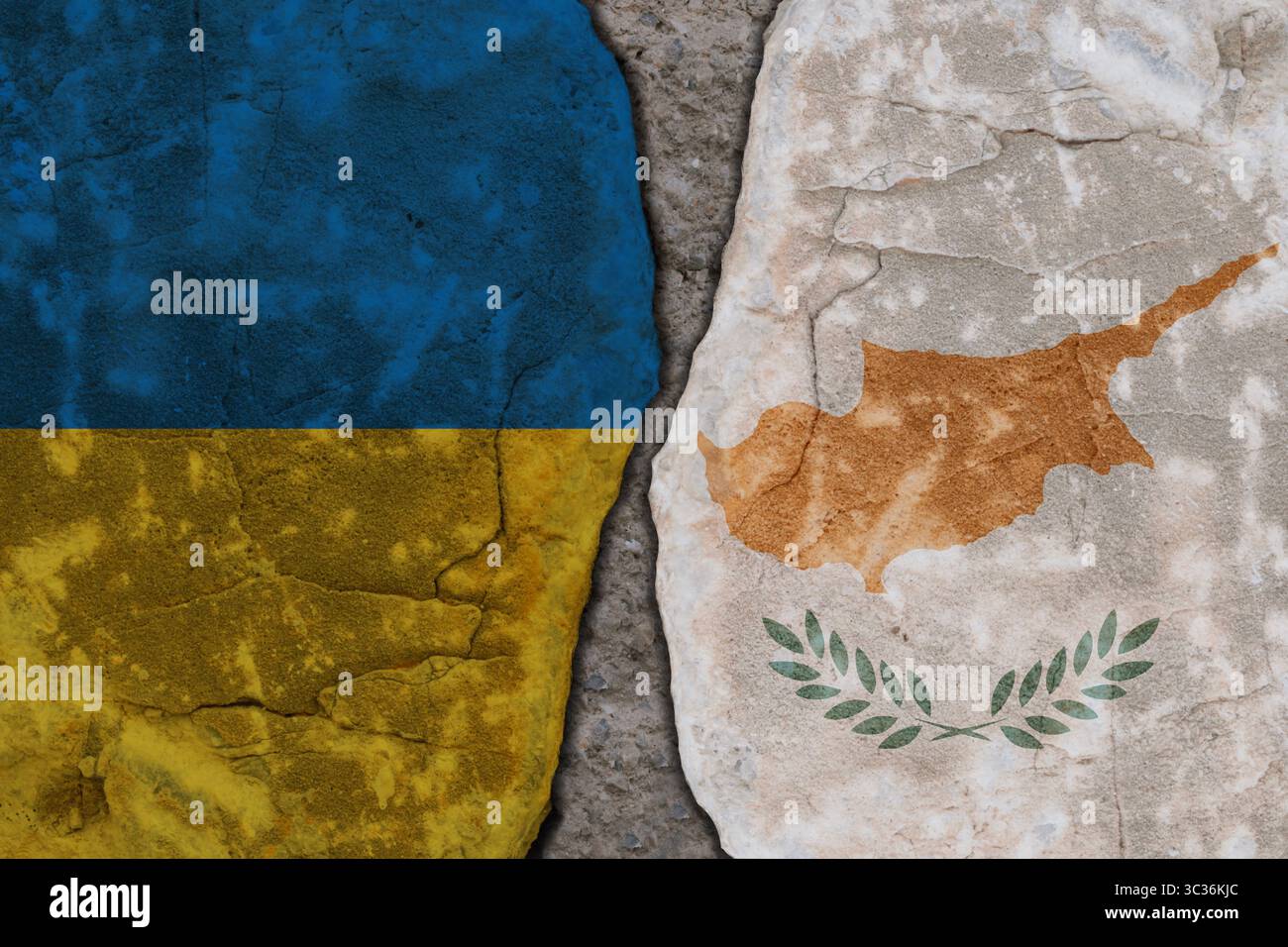 Cracked stone diplomacy image hi-res stock photography and images - Alamy