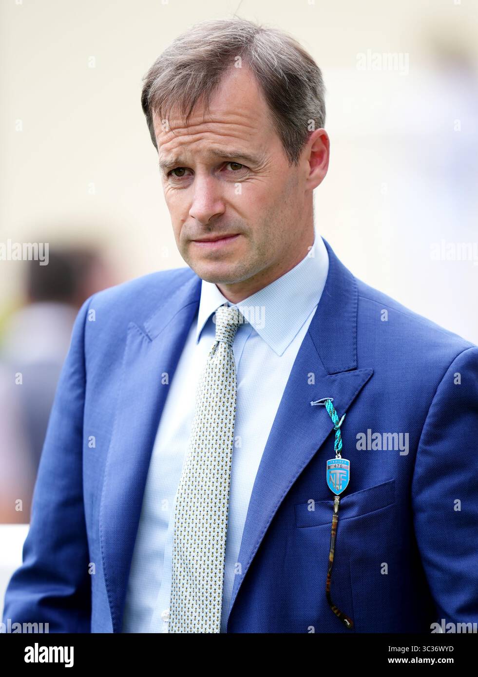 Alex Merriam, assistant trainer to Charliev Appleby, after Time To Turn ...