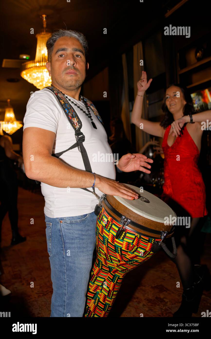 Paris, France. 24th July, 2025. Yassin Acoustica performs during the ...