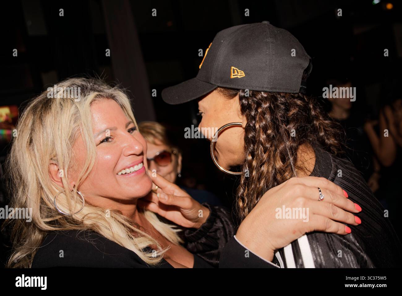 Paris, France. 25th July, 2025. Samia Kazitani and singer Louisy Joseph ...