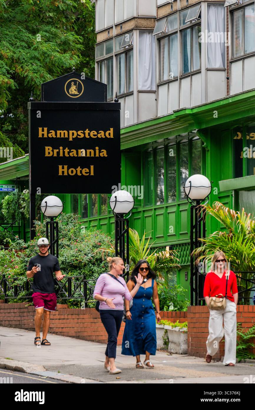 London, UK. 25 Jul 2025. Britannia hotel Primrose Hill. One of the ...