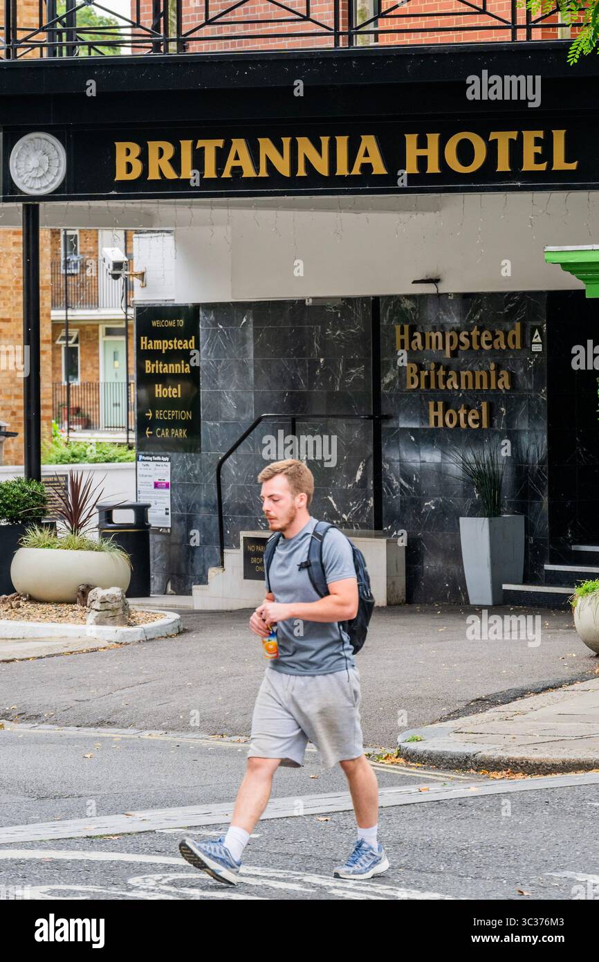 London, UK. 25 Jul 2025. Britannia hotel Primrose Hill. One of the ...