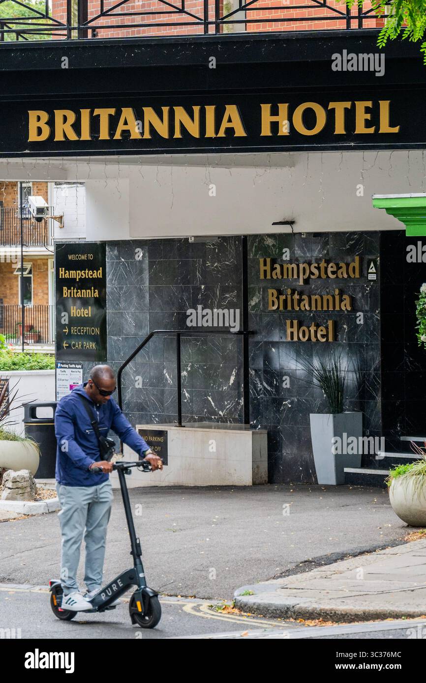 London, UK. 25 Jul 2025. Britannia hotel Primrose Hill. One of the ...