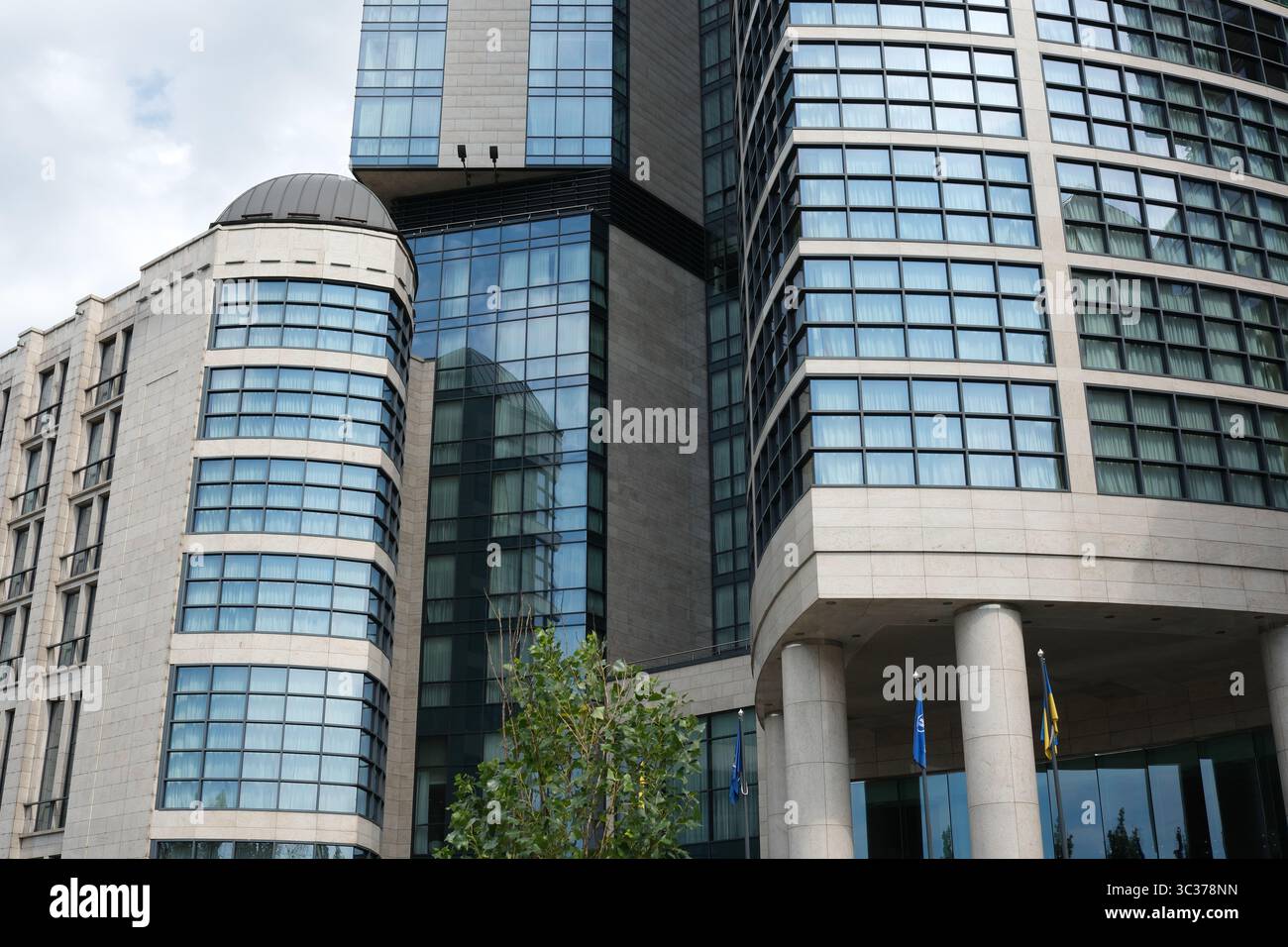Tall buildings in Kyiv showcase a blend of contemporary design and ...