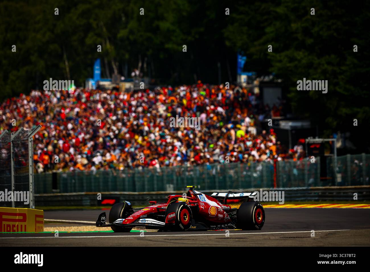 44 Lewis Hamilton, (GRB) Scuderia Ferrari SF25, during the Belgian GP ...