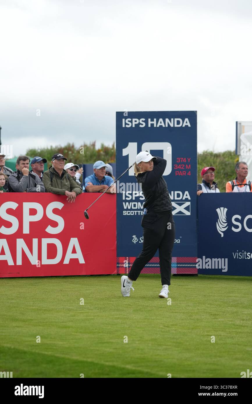 25th July 2025; Dundonald Links, Irvine, Scotland ISPS HANDA Womens Scottish Open Golf Round 2 ...
