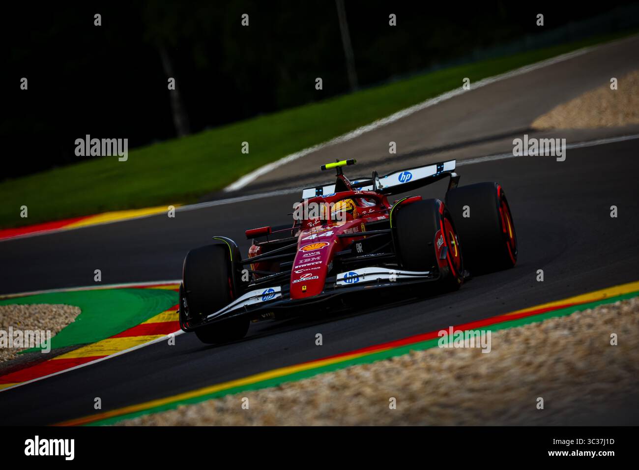 44 Lewis Hamilton, (GRB) Scuderia Ferrari SF25, during the Belgian GP ...