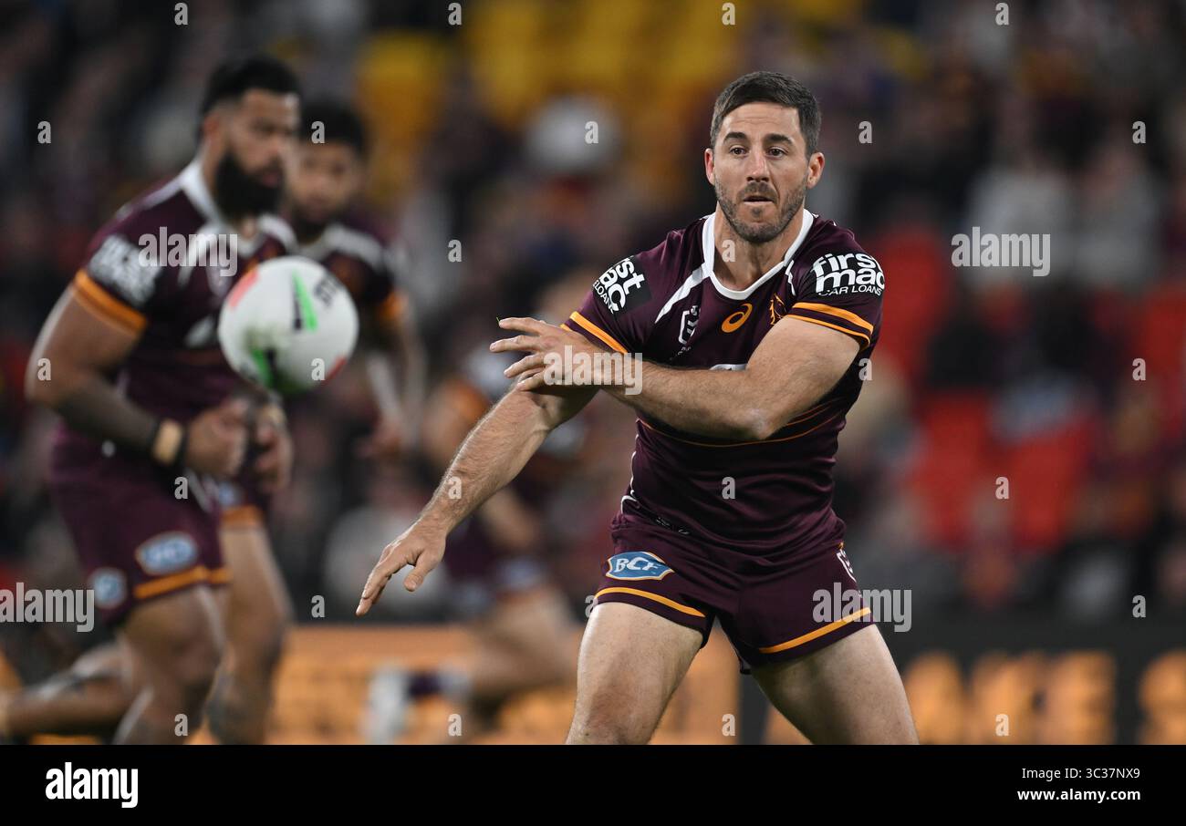 Ben Hunt of the Broncos during the NRL Round 21 match between the ...