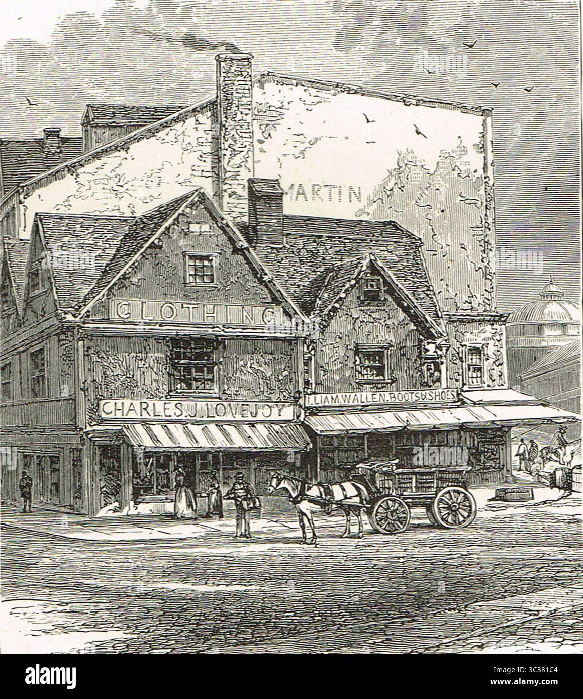 Boston tea party 1773 hi-res stock photography and images - Alamy