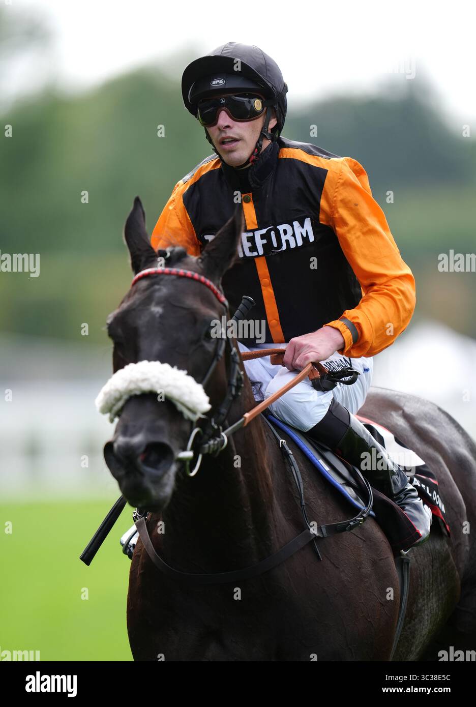 James Doyle on board War Howl after winning the Chapel Down Handicap at ...