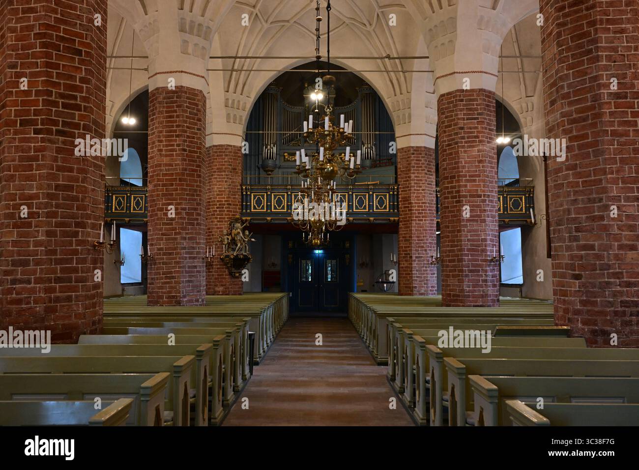 ‎Orsa, Dalarna, Sweden. June 28 2025. Interior of Orsa church Stock ...