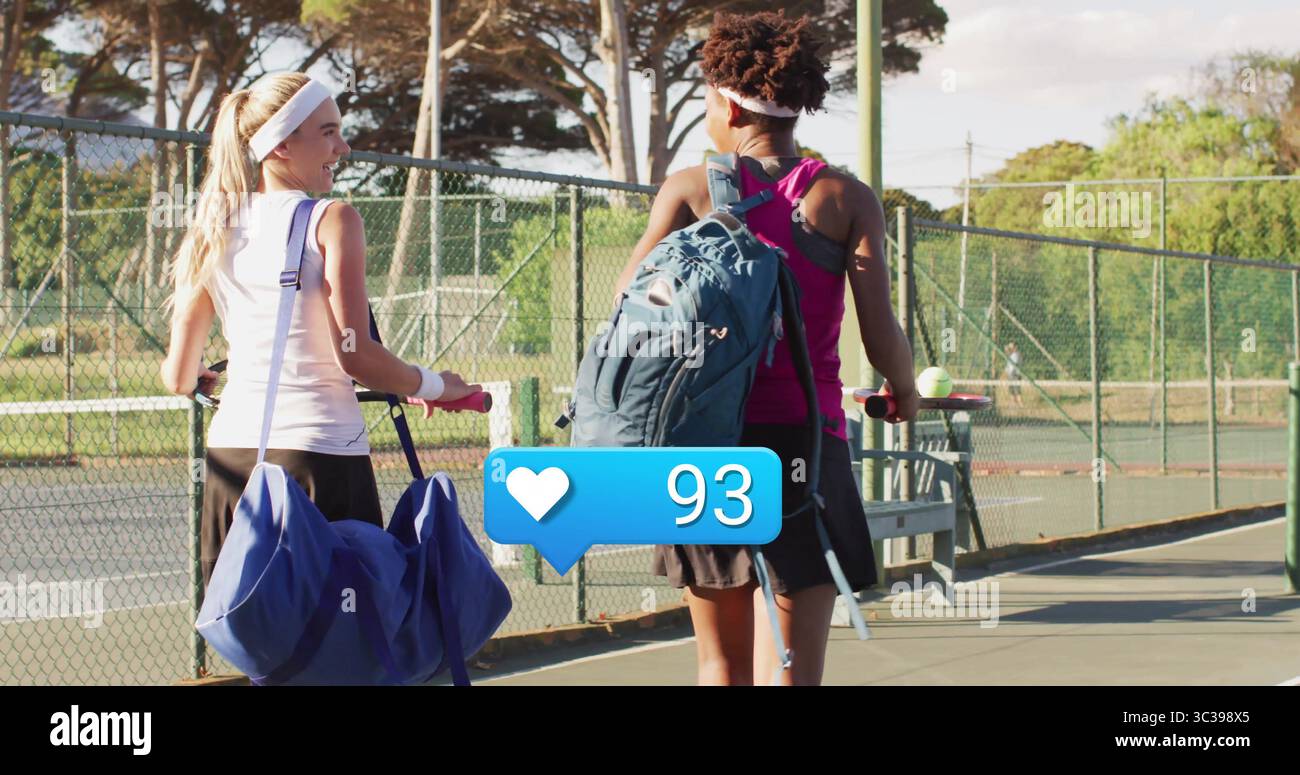 Two tennis players walking on hi-res stock photography and images - Alamy