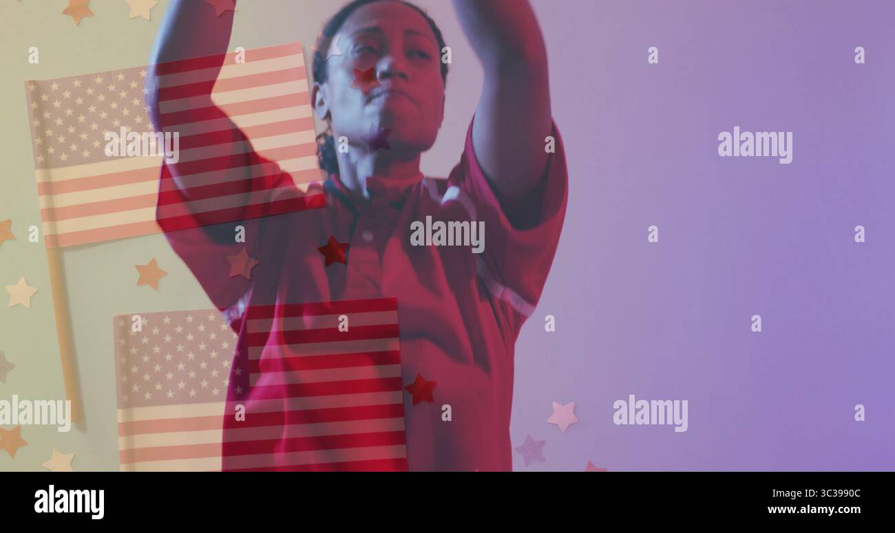 American strength in unity shirt hi-res stock photography and images ...