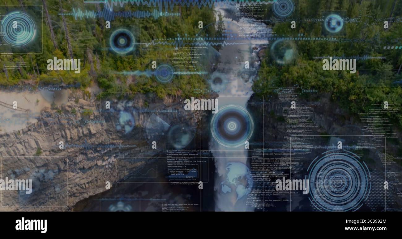 Capturing aerial waterfall plunging hi-res stock photography and images ...
