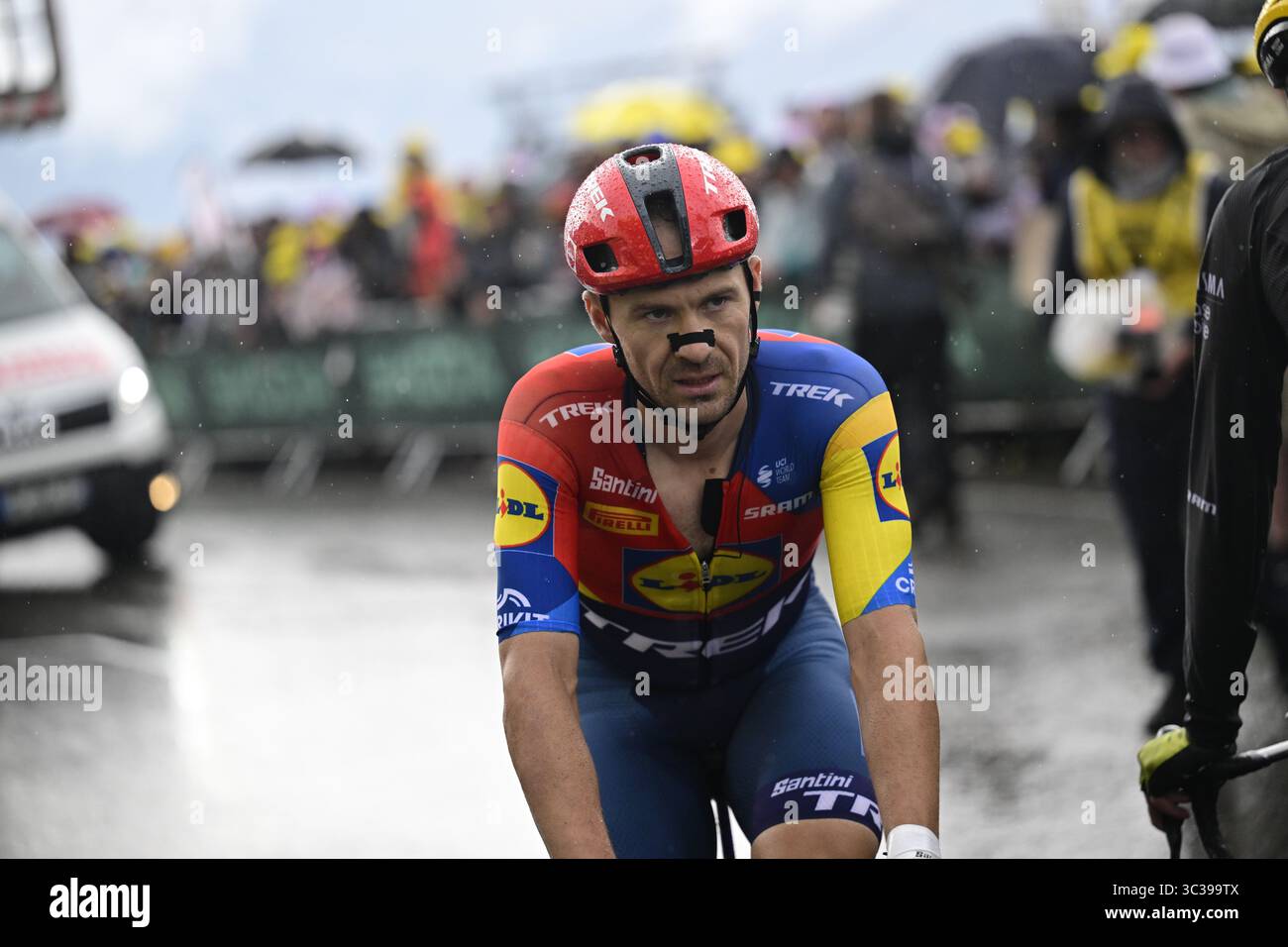Albertville, France. 25th July, 2025. Belgian Edward Theuns of Lidl ...