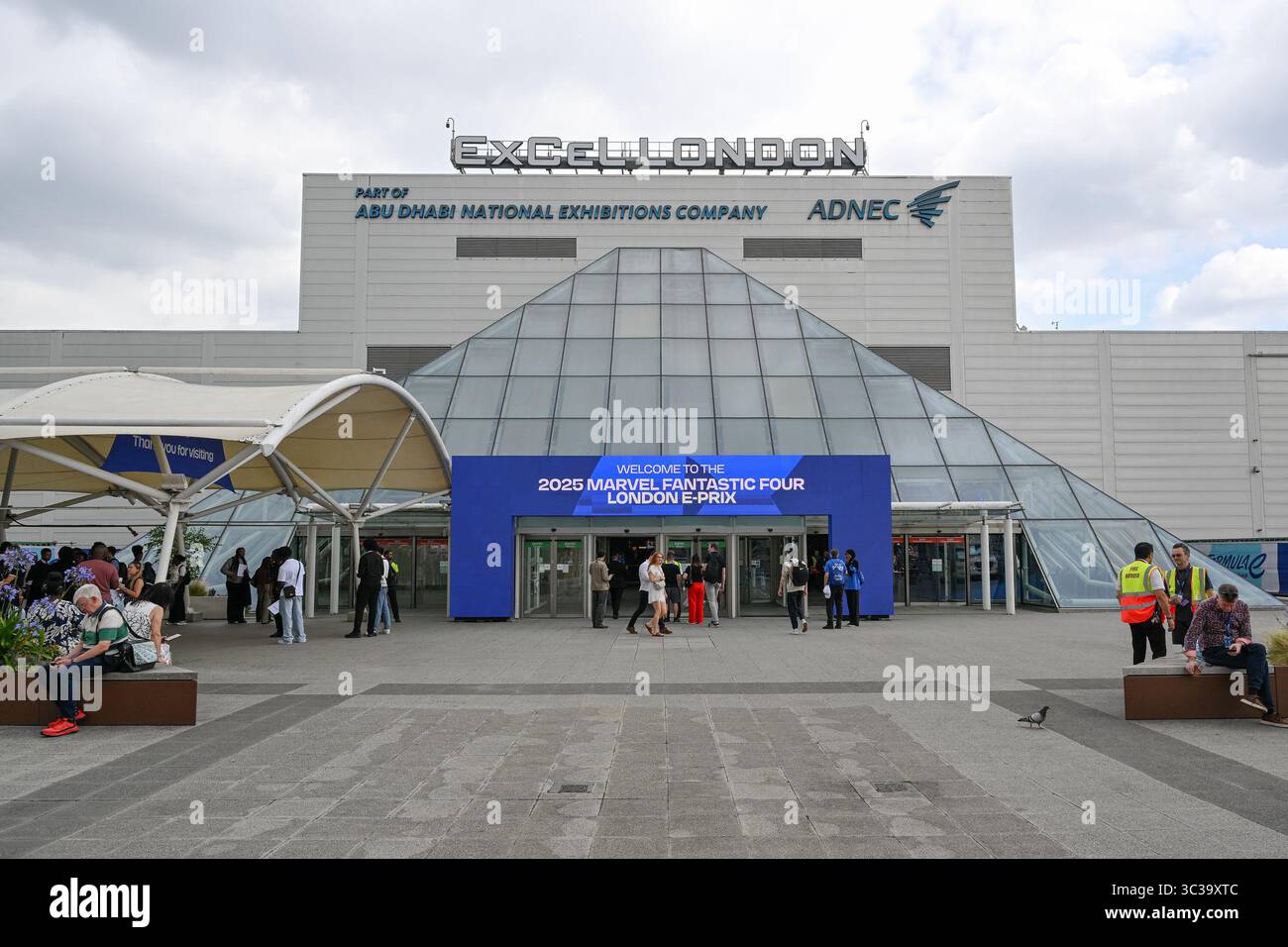 LONDON, ENGLAND - JULY 25: A general view outside the ExCel London ...