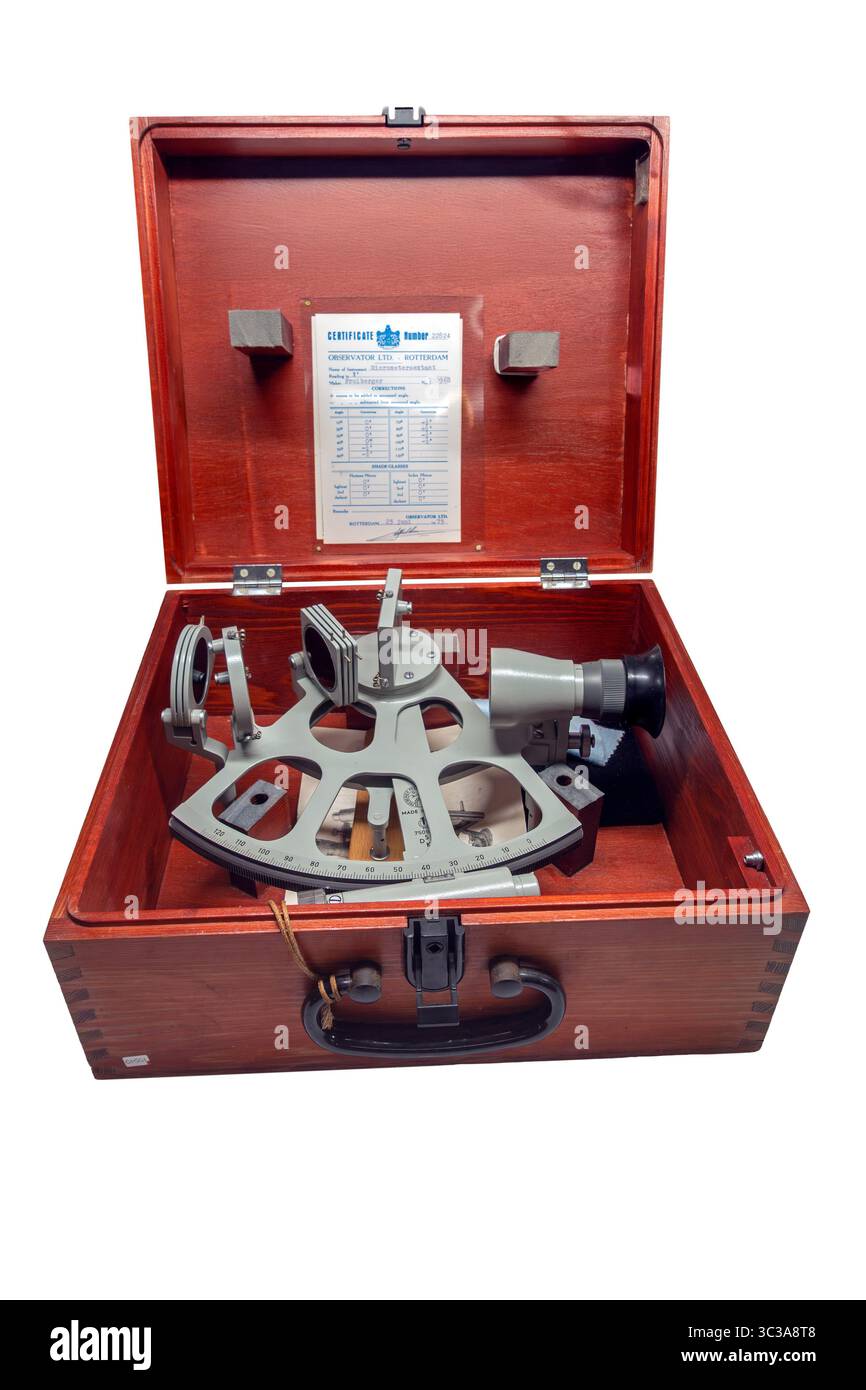 Freiberger drum sextant / Trommelsextant / Trommel sextant with half ...