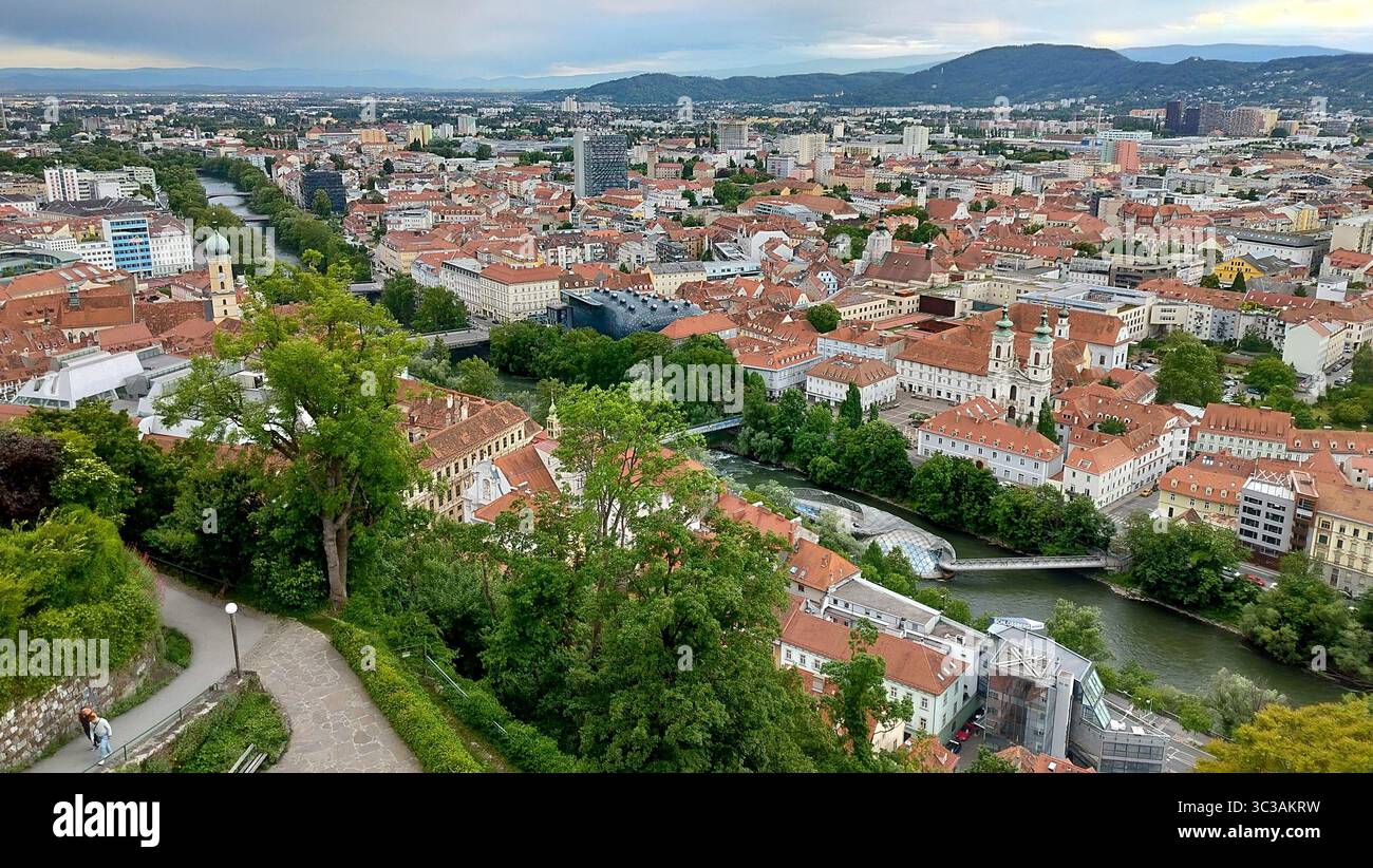 Schlossberg graz hi-res stock photography and images - Alamy