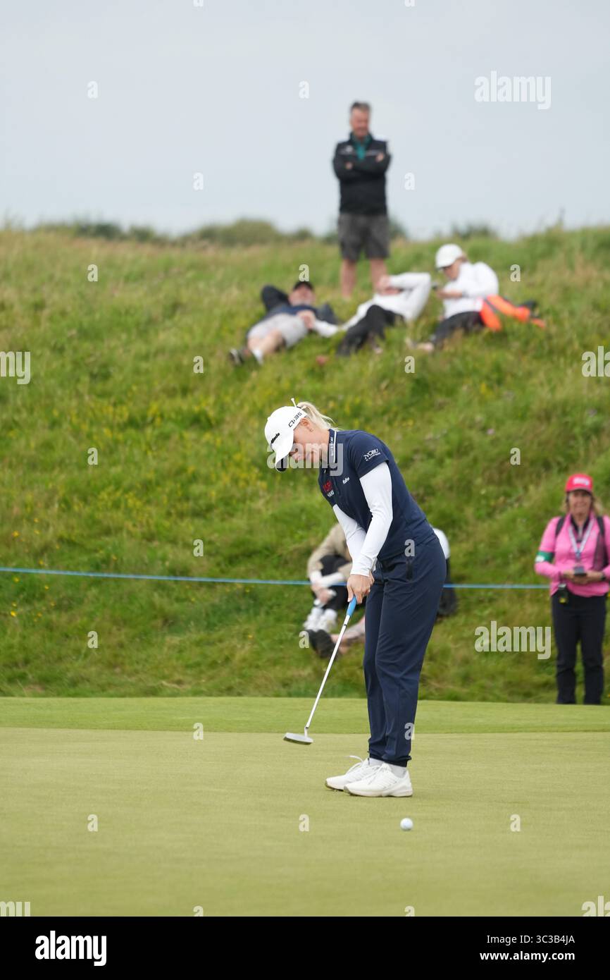25th July 2025; Dundonald Links, Irvine, Scotland ISPS HANDA Womens Scottish Open Golf Round 2 ...