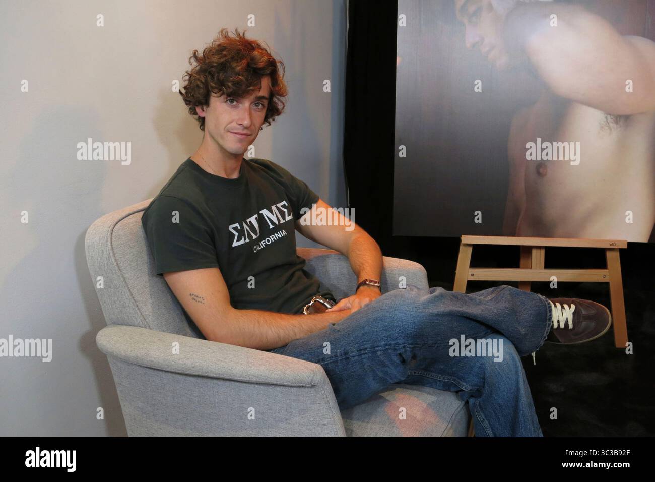 Spain's singer-songwriter Guitarricadelafuente poses during an ...