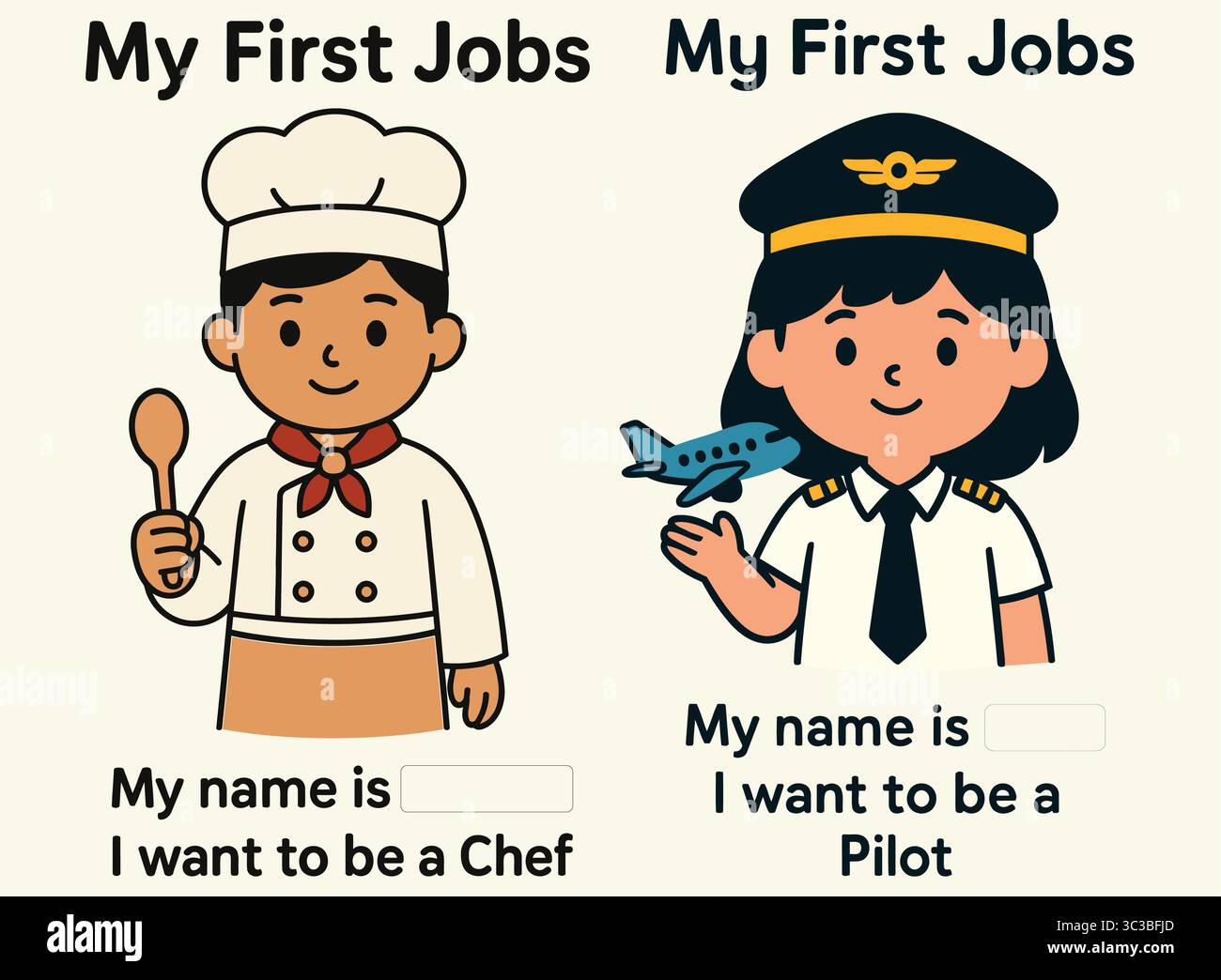 Editable canva template for kids hi-res stock photography and images ...