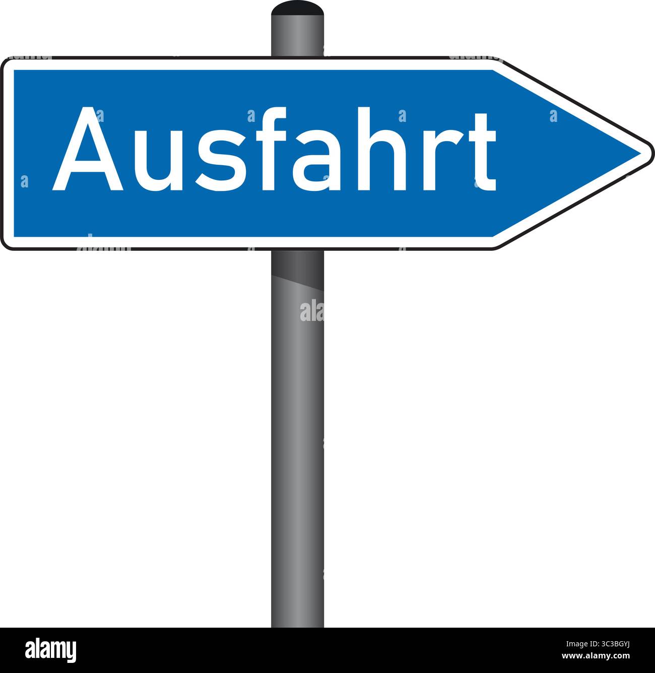 German street signpost Cut Out Stock Images & Pictures - Alamy