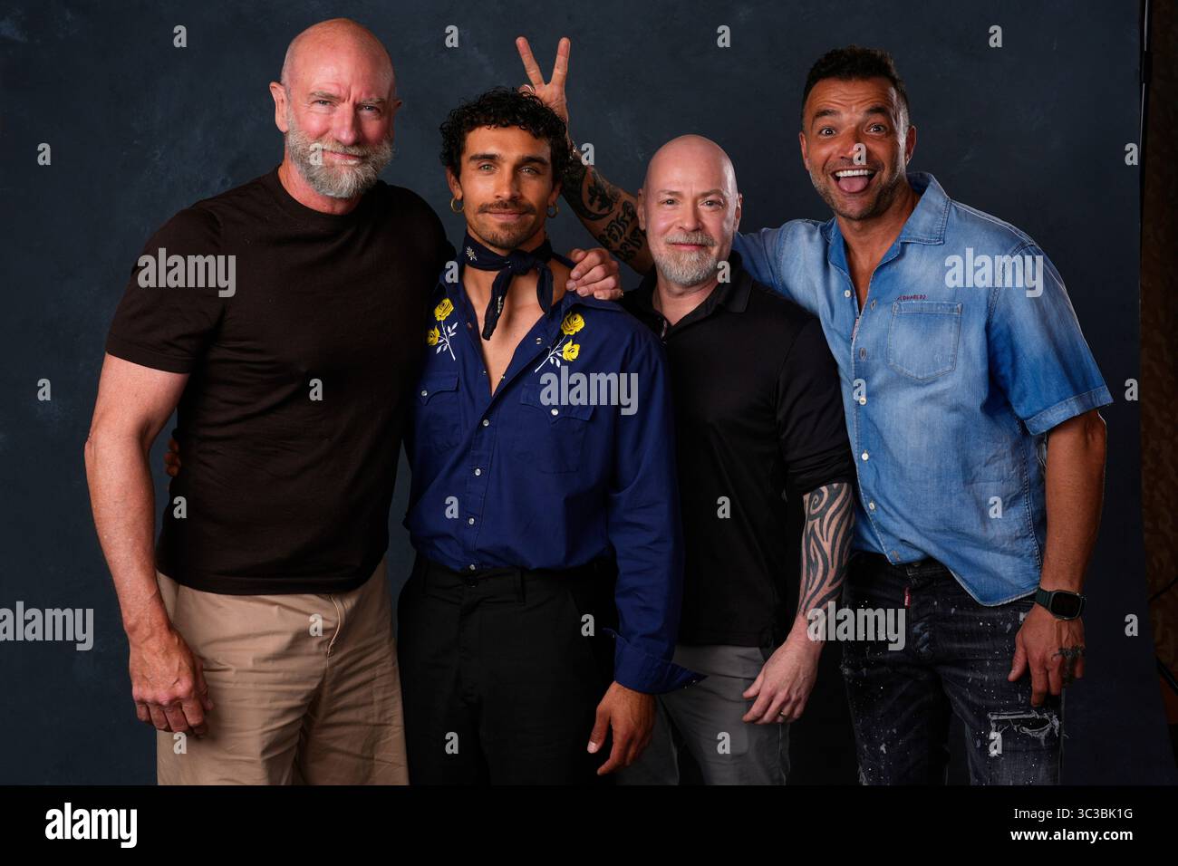 Graham McTavish, from left, Jordi Webber, Steven S. DeKnight, and Nick ...