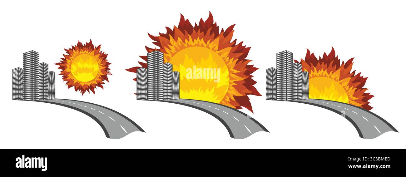 Residential architecture from city Stock Vector Images - Alamy