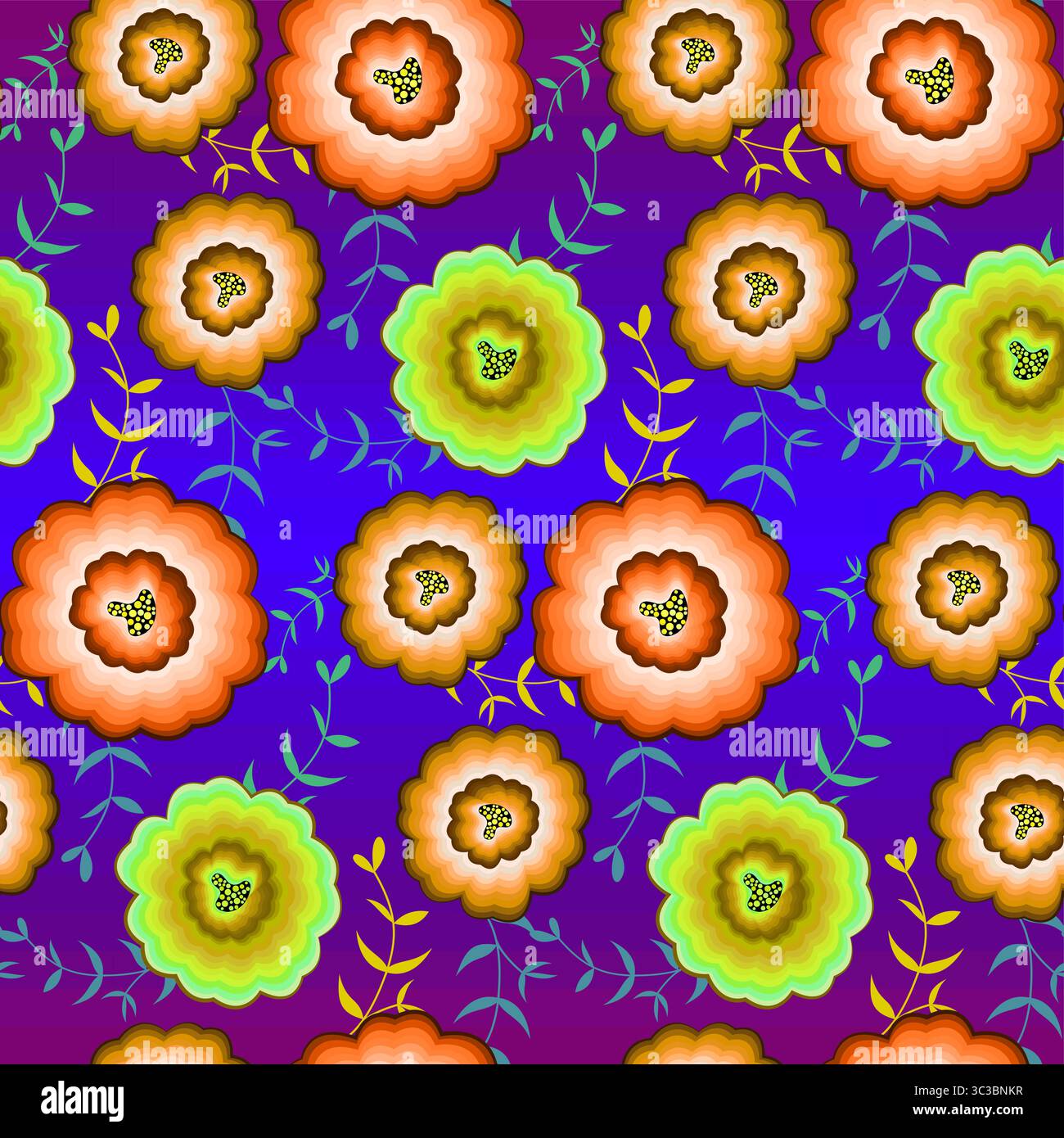 Embroidered flowers Stock Vector Images - Alamy