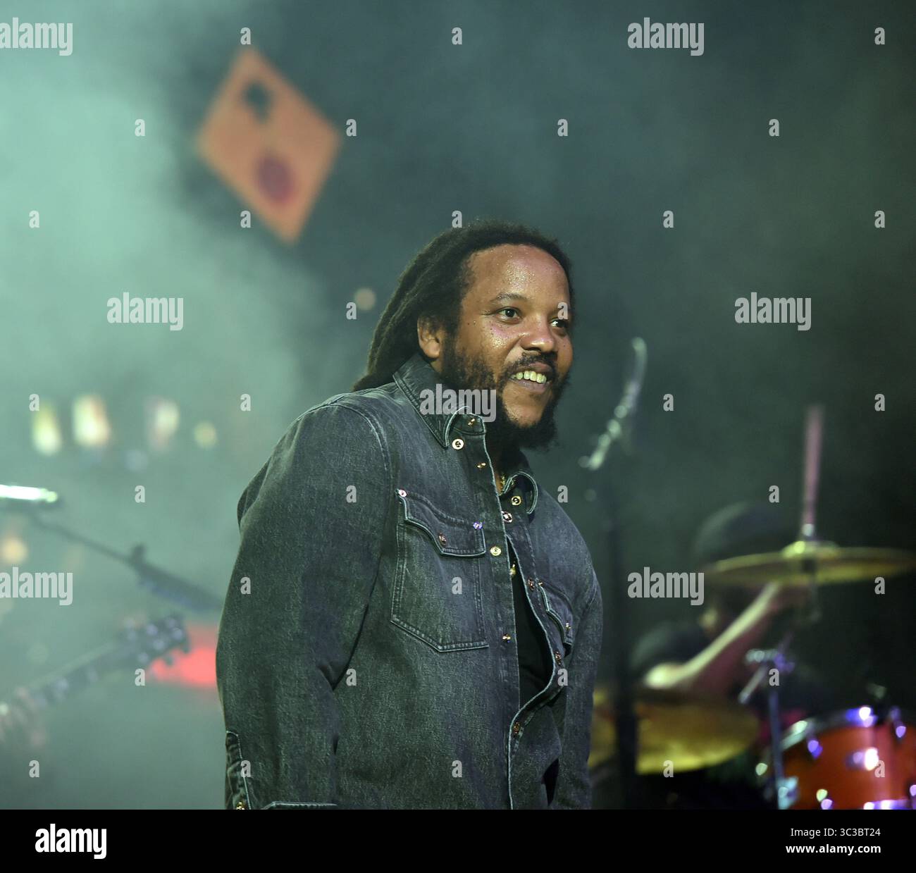 July 24, 2025, Portsmouth, Virginia, USA: STEPHEN MARLEY brings the ...