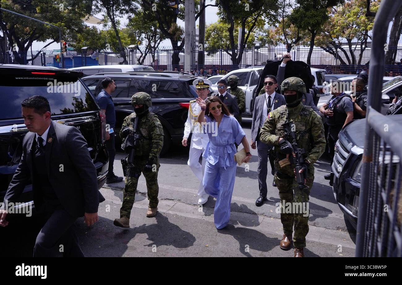 GYE AUTHORITIES ARRIVAL Guayaquil, Friday, July 25, 2025 Arrival of ...