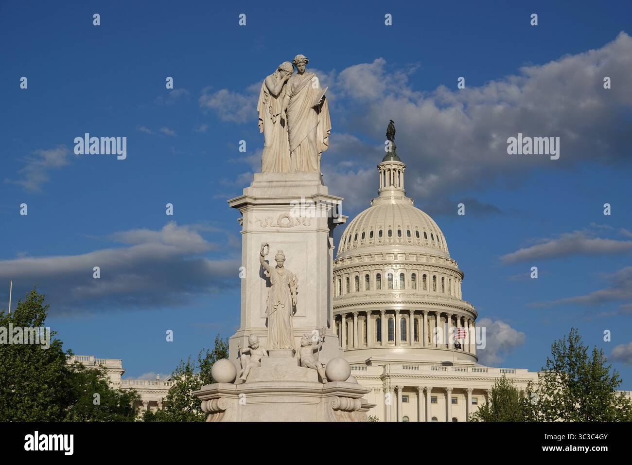 May 5, 2021, Washington, Washington DC, USA: The Peace Monument, also ...
