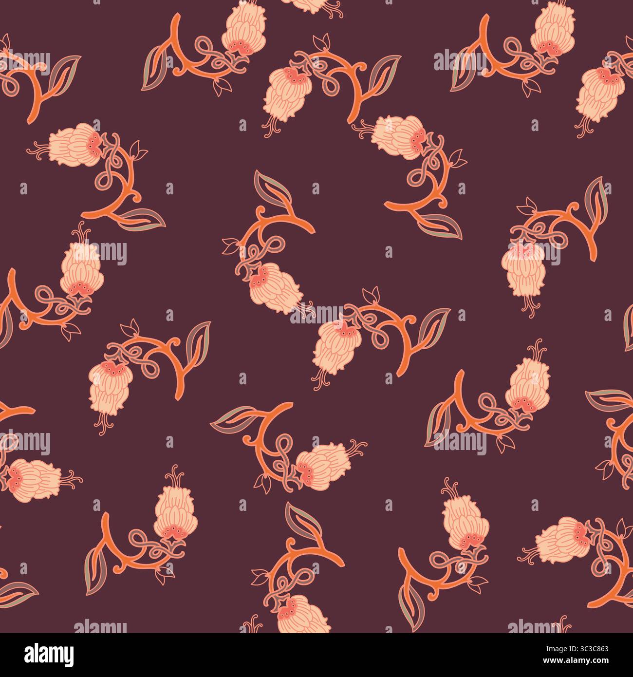 Small floral motifs Stock Vector Images - Alamy