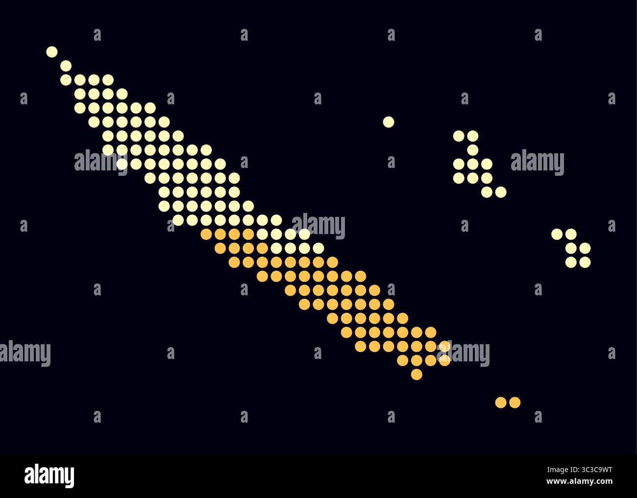 New caledonia silhouette abstract circle hi-res stock photography and ...