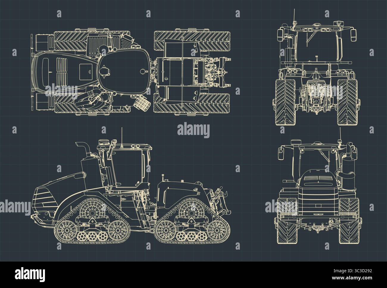 Industrial crawler track Stock Vector Images - Alamy
