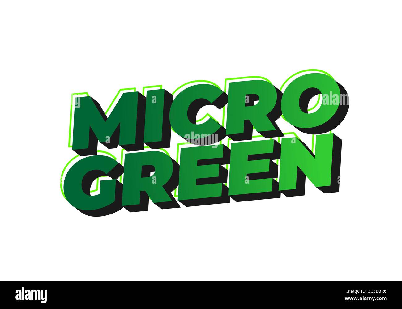 Healthy eating microgreens Stock Vector Images - Alamy