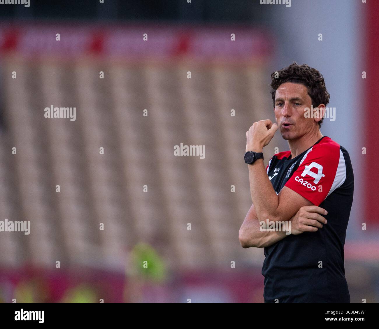 Barcelos, Braga, Portugal. 25th July, 2025. KEITH ANDREWS head coach of ...