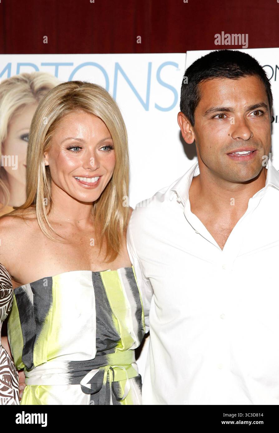 TV personality Kelly Ripa and her husband actor Mark Consuelos pictured ...
