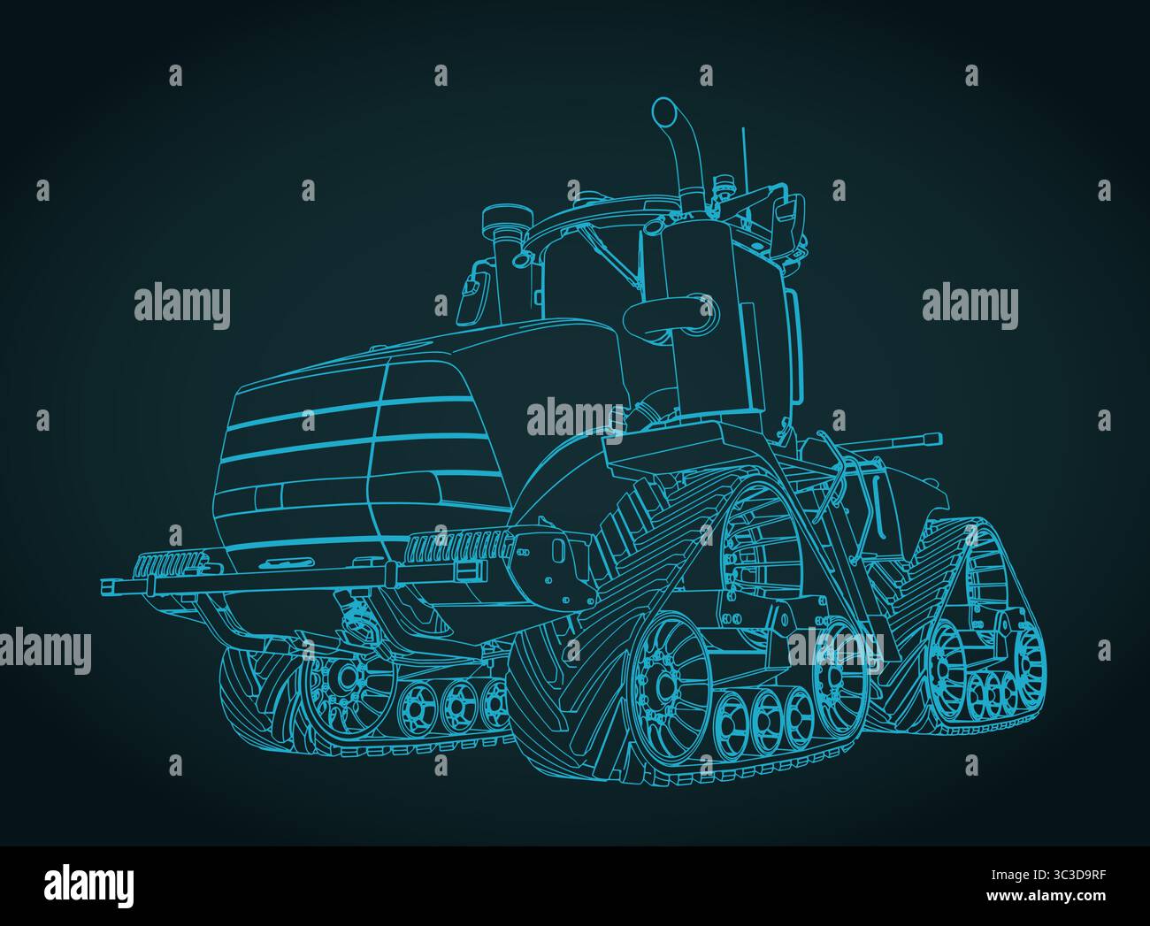 Industrial crawler track Stock Vector Images - Alamy