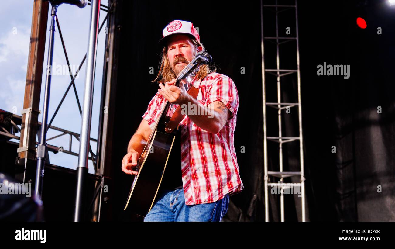 Drew Gregory performs at the K-Days Music Fest at Edmonton Expo Centre ...