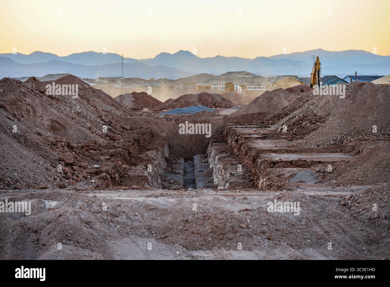 Trench cuts hi-res stock photography and images - Alamy